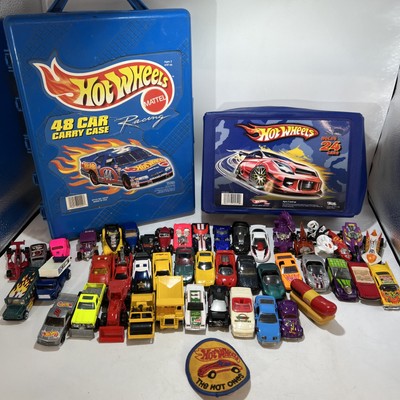 Big Lot Of Vintage Hot Wheels Die Cast Cars Trucks Hot Rods Carrying ...