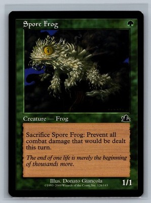 Magic The Gathering Prophecy 4x Spore Frog #126/143 MTG TCG CCG Playset ...