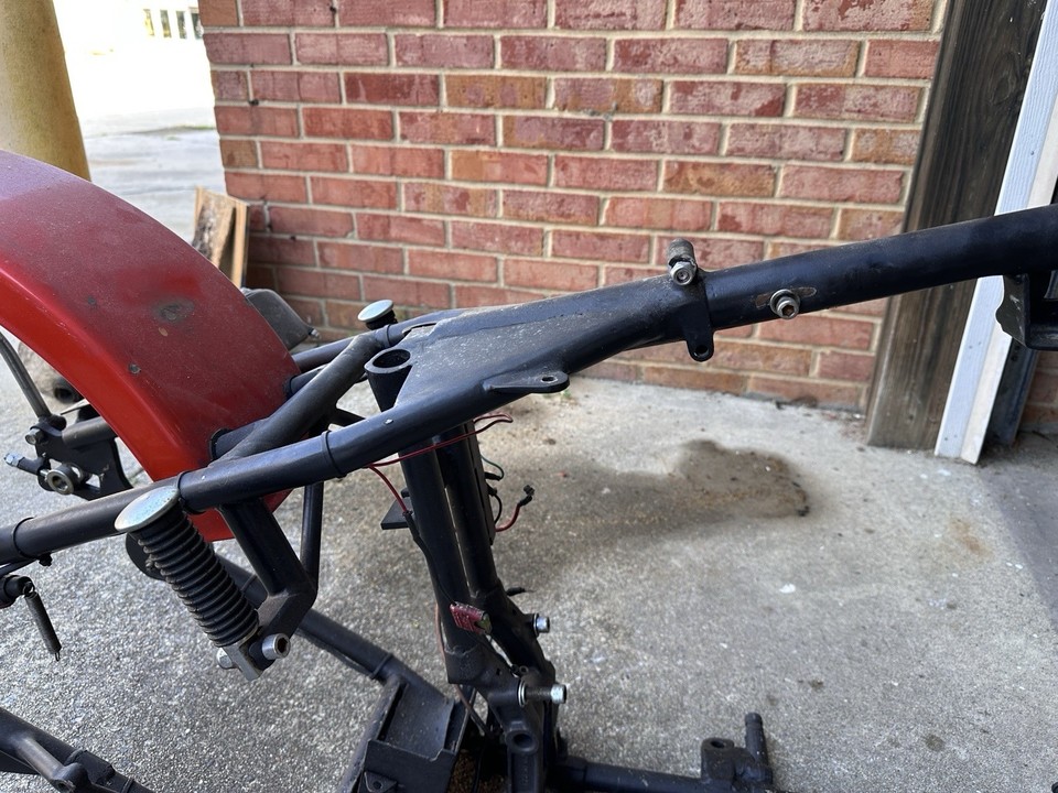 Harley Davidson Ironhead Sportster Rigid Frame Chopper Hard Tail ...