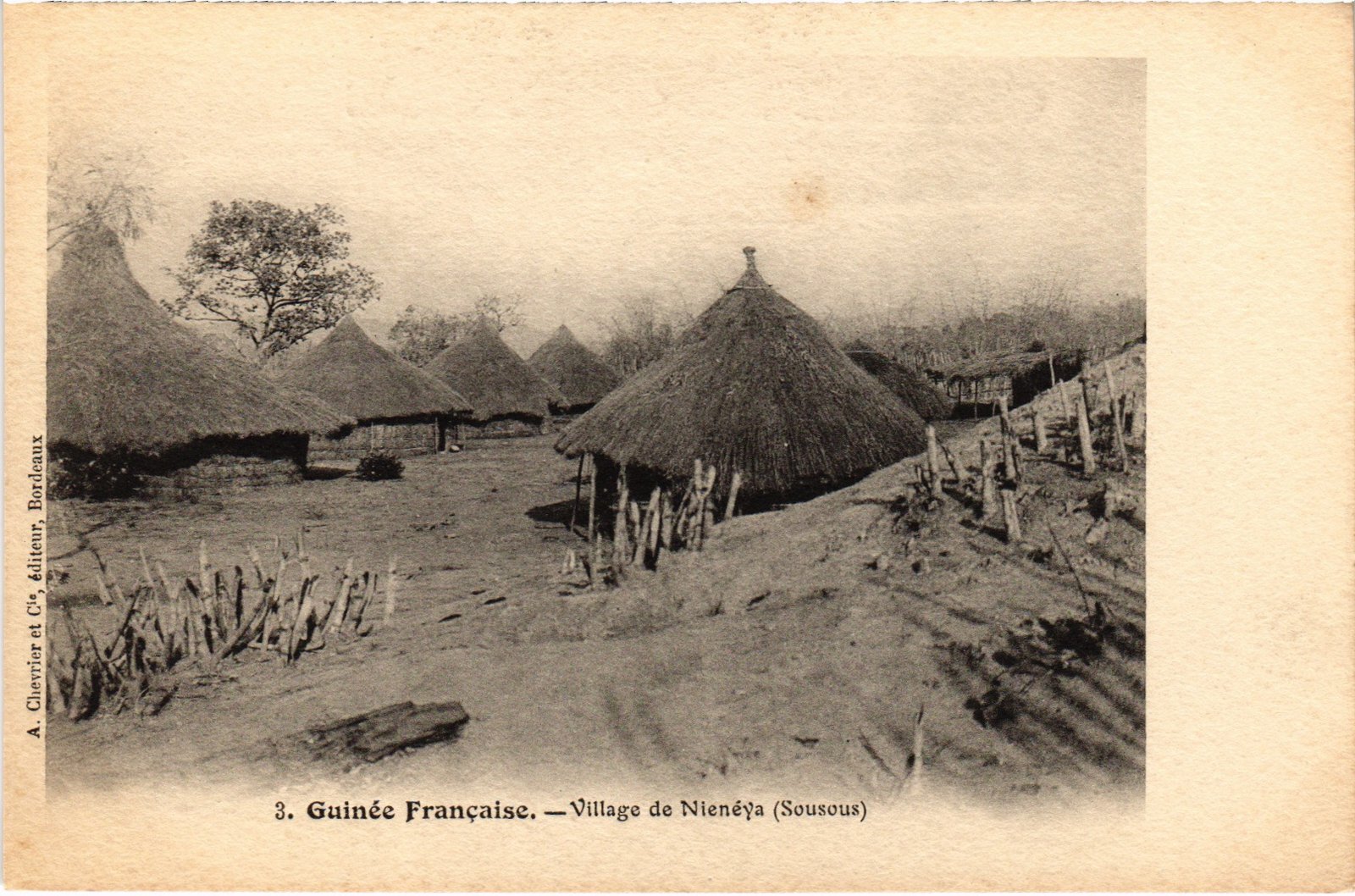 PC FRENCH GUINEA GUINÉE VILLAGE DE NIENÉYA SOUSOUS (a49786) | eBay