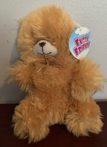 Fuzzy Friends Plush 8" Light Brown Teddy Bear | eBay