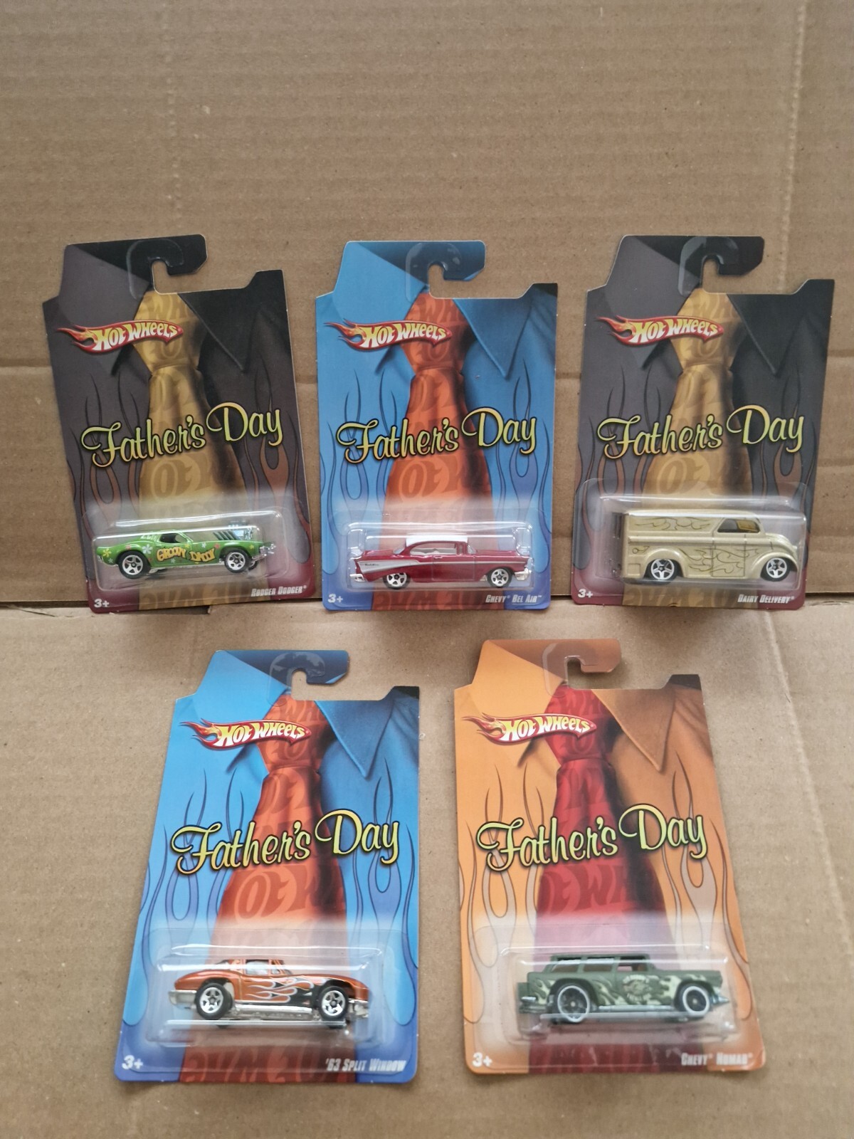 2009 Hot Wheels Father's Day Complete Set of 5 L29