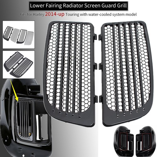 Lower Fairing Radiator Screen Grills For Harley Electra Road Glide ...