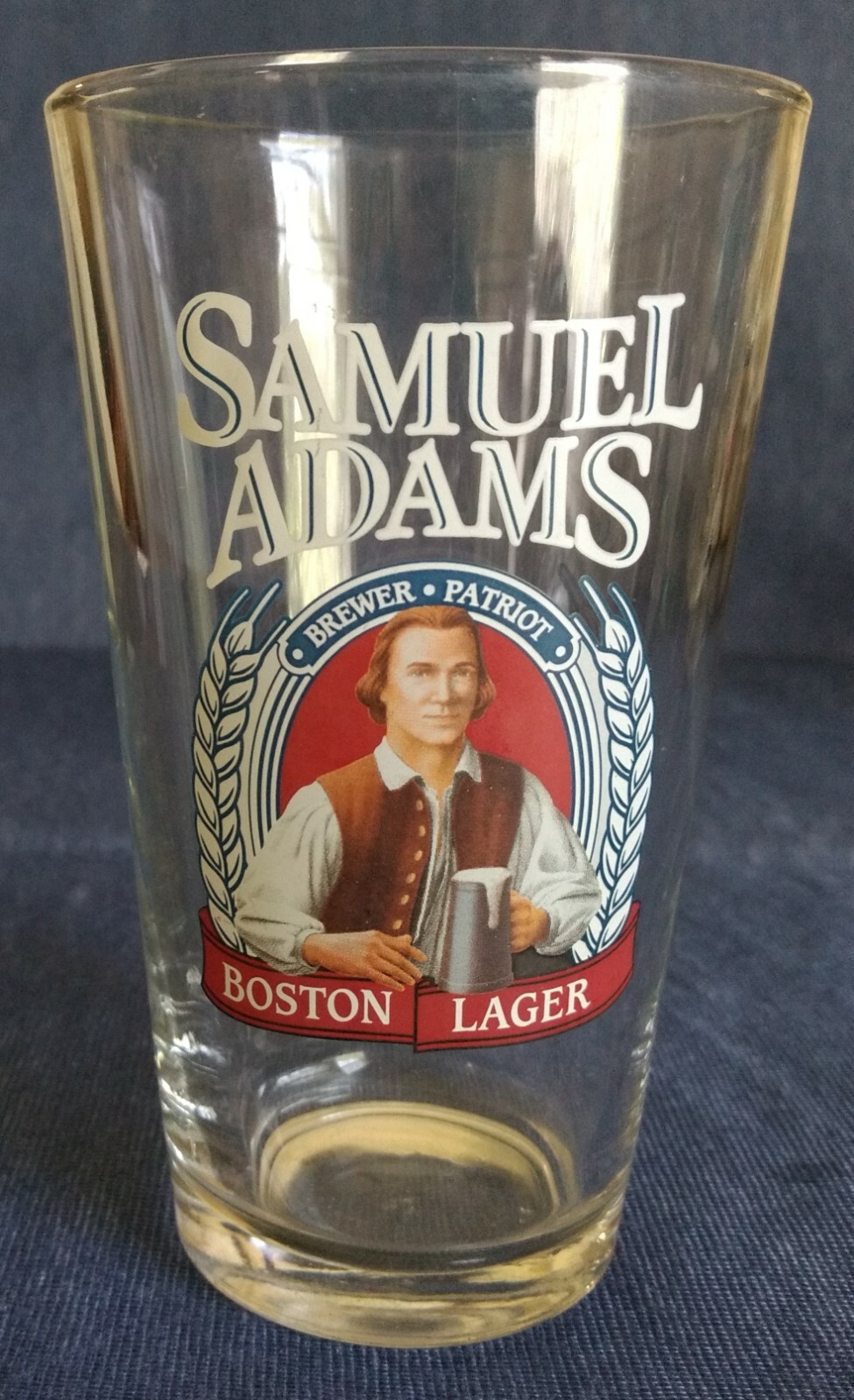 Samuel Adams ~ Boston Lager ~ PINT BEER GLASS ~ Sam Adams, Brewer ...