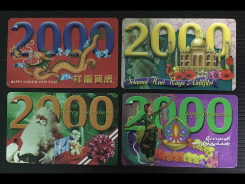 2000 Festivals of Singapore MRT Cards / SMRT Cards (set of 4) | eBay UK