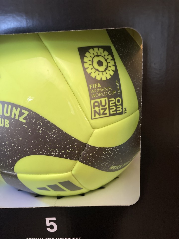 Adidas Oceaunz Club Ball HZ6932 Lemon / Iron Metallic Sz 5 FIFA Women ...