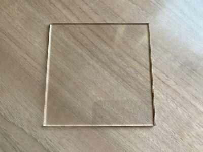 Square Clear Perspex Acrylic Sheet Custom Cuts [3mm Cut To Size] | eBay UK