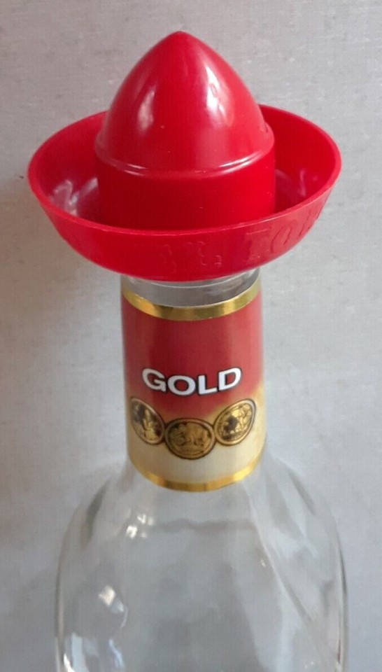 EL TORO 750ml Gold Tequila EMPTY BOTTLE w Red Sombrero Hat Cap ...
