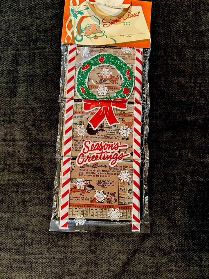 1958 TOPPS XMAS BASEBALL RACK PACK BROOKS ROBINSON DON DRYSDALE JOE ...