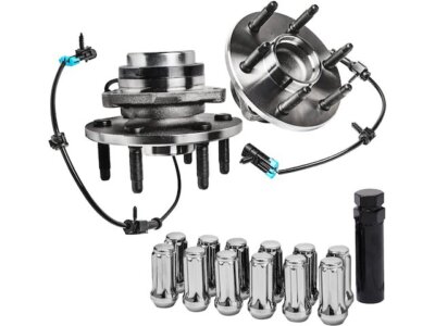 38ZM74M Front Wheel Hub Assembly and Lug Nut Kit Fits GMC Sierra 1500 ...
