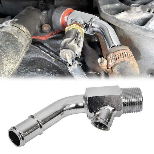 Hot Water Radiator Coolant Temp Sensor Elbow Connector Tube Part E5TZ ...