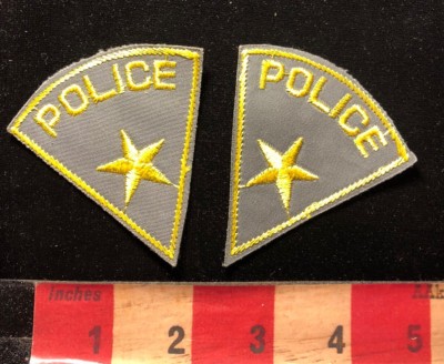 Small / Generic POLICE Shoulder Patch Lot Of 2 - Costume Sized 83N1 | eBay