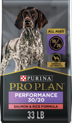 Purina Pro Plan Performance 30/20 Salmon & Rice Formula Dry Dog Food ...