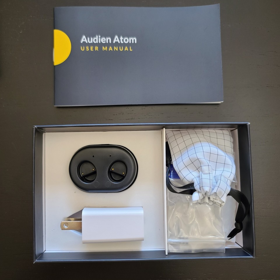 Audien ATOM Rechargeable Hearing Amplifier to Aid and Assist Hearing Premium | eBay