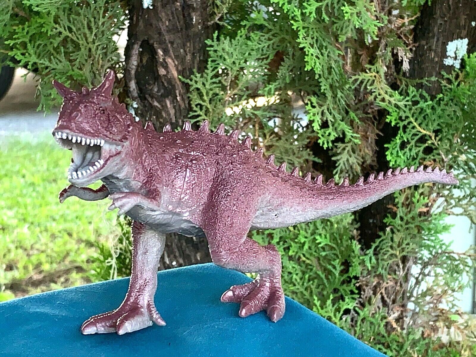 Boley Beautifully Detailed Realistic Carnotaurus Dinosaur Dino 8" PVC ...