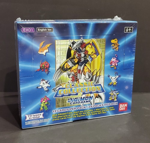 Digimon CLASSIC COLLECTION EX01 Booster Box New Sealed ( 24 packs/Box ...