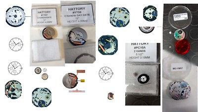 MOVIMENTO HATTORI (SEIKO), VD58, VX3H, VD59, VX3F, YL61, YM55, YM52 ...