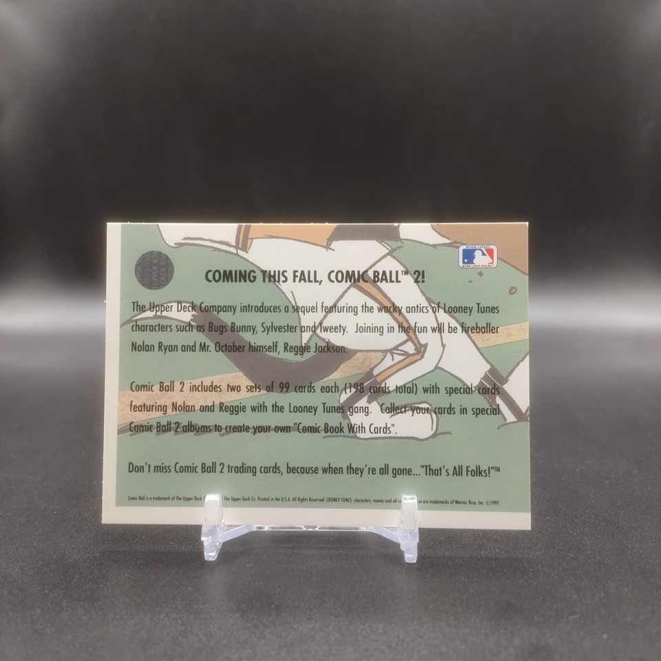 1991 Upper Deck Comic Ball 2 Reggie Jackson The National Convention ...