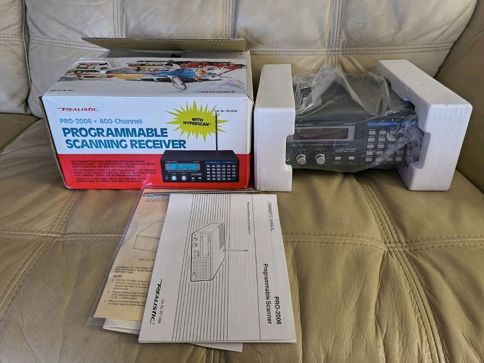 Realistic Pro-2006/400 Channel Programmable Scanning Receiver | eBay