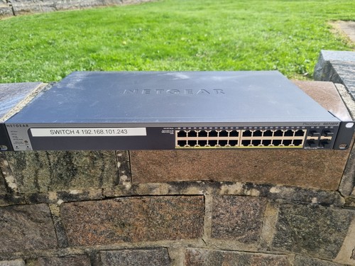 NETGEAR ProSafe GS728TP V1H1 Smart Managed Switch PoE 24x Gigabit + 4x ...