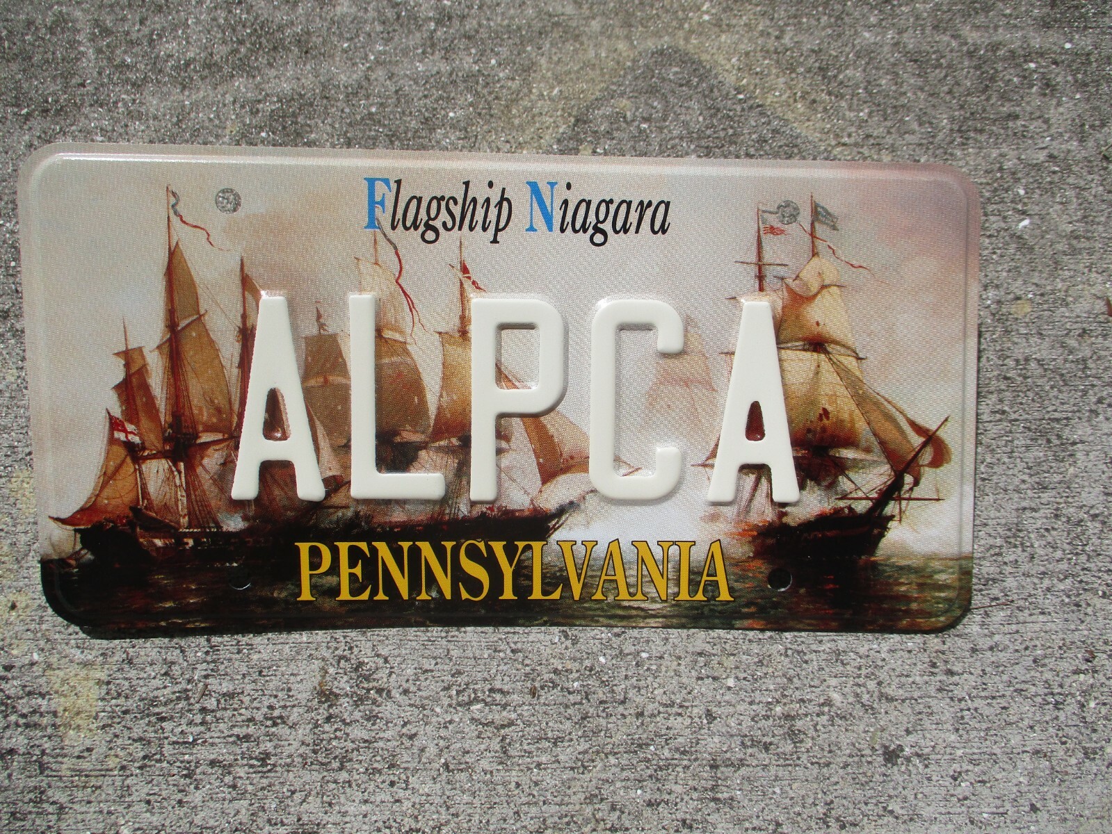Pennsylvania Flagship Niagara license plate # ALPCA | eBay