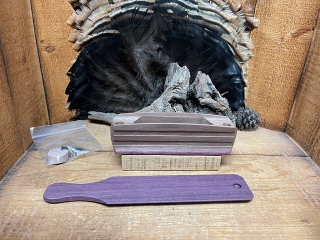 One Pc Walnut Box Call Kit w/ Purpleheart Lid Unfinished | eBay