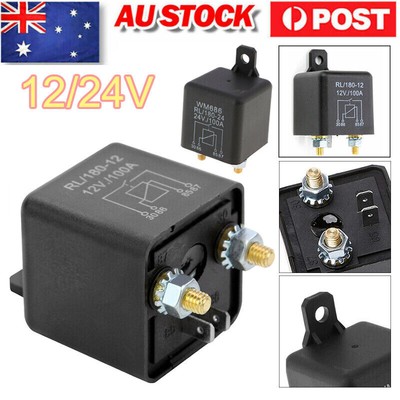 DC12V/24V 100A 100 AMP Heavy Duty Split Charge Relay For Camper Van 4 ...