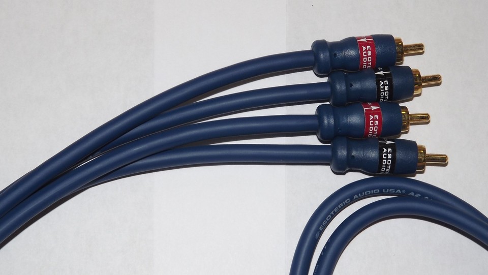 Esoteric Audio USA A2 SERIES Premium RCA Audio Cable 24K gold plated ...