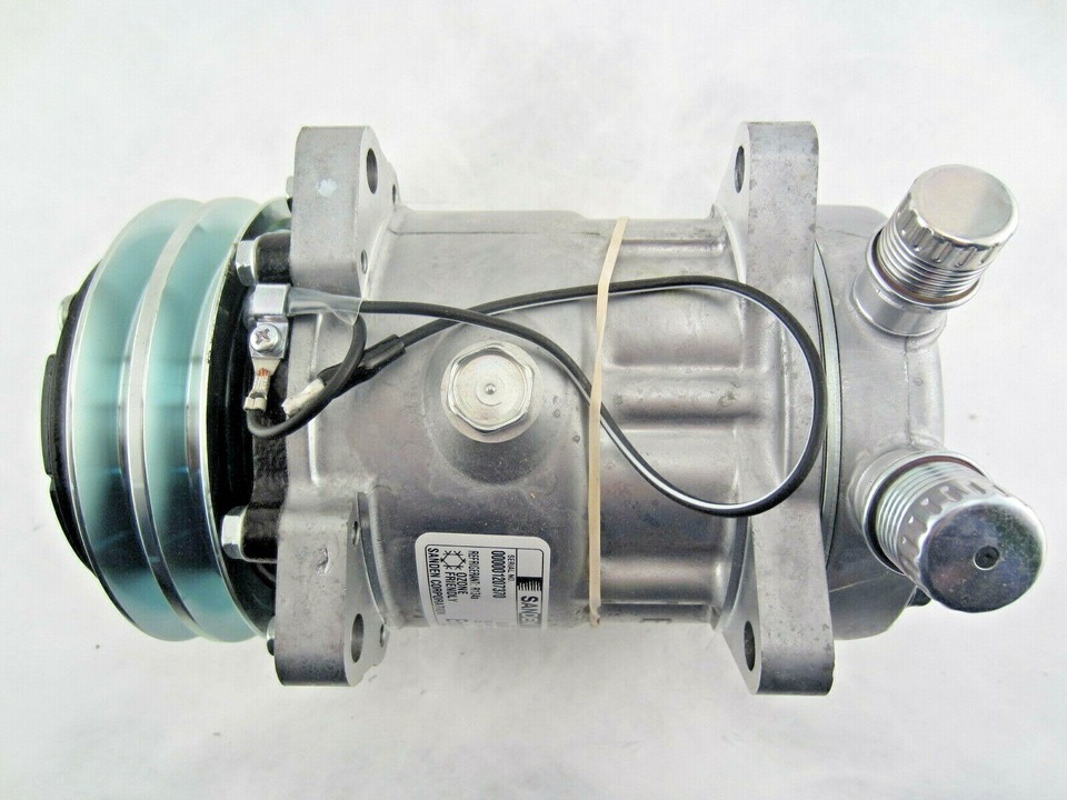 New Universal Heavy Duty OE Sanden AC Compressor SD7H15 4663 with 2A ...