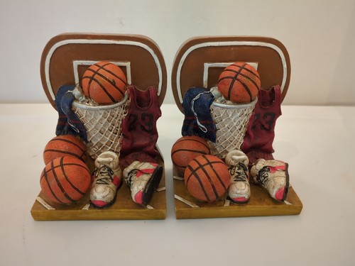 Vintage Resin Basketball Bookends #23 Michael Jordan 5"X4" Set Of 2 | eBay