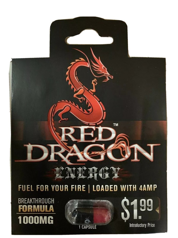 Red Dragon Energy Pills 48 Packs for Action Dated 5-18 Works Rapid ...