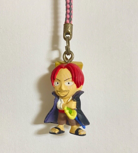 Shanks One Piece Figure Mascot Keychain Strap Japanese Anime Shueisha ...