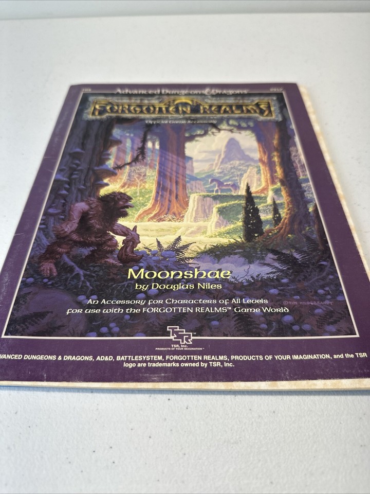 Moonshae FR2 - Forgotten Realms Dungeons & Dragons AD&D TSR 9217 With Map | eBay