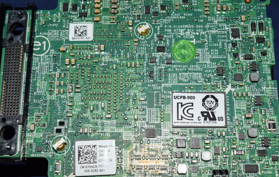 07H4CN 7H4CN Dell PERC H730P 12Gbps Controller 2GB Cache Mini Mono RAID ...