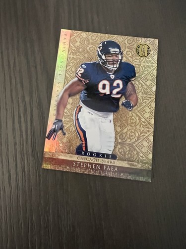 2011 Panini Gold Standard #243 STEPHEN PAEA Chicago Bears Rookie Card ...