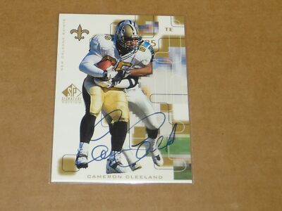 1999 SP Signature Edition CAMERON CLEELAND AUTOGRAPH/AUTO SAINTS E5216 ...
