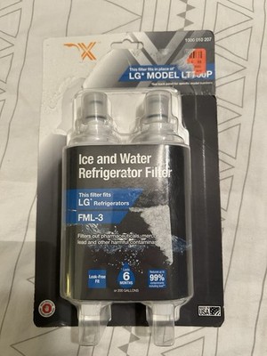 HDX Refrigerator Water Filter Replacement FML-3 Fits LG LT700P 2-Pack ...