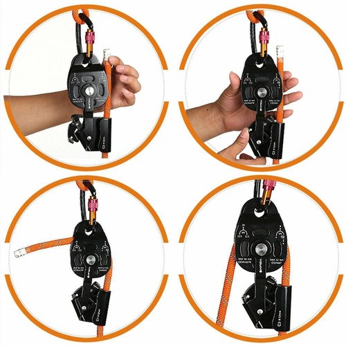 Heavy Lifting Pulling Device Rock Tree Climbing Rope Pulley Outdoor ...