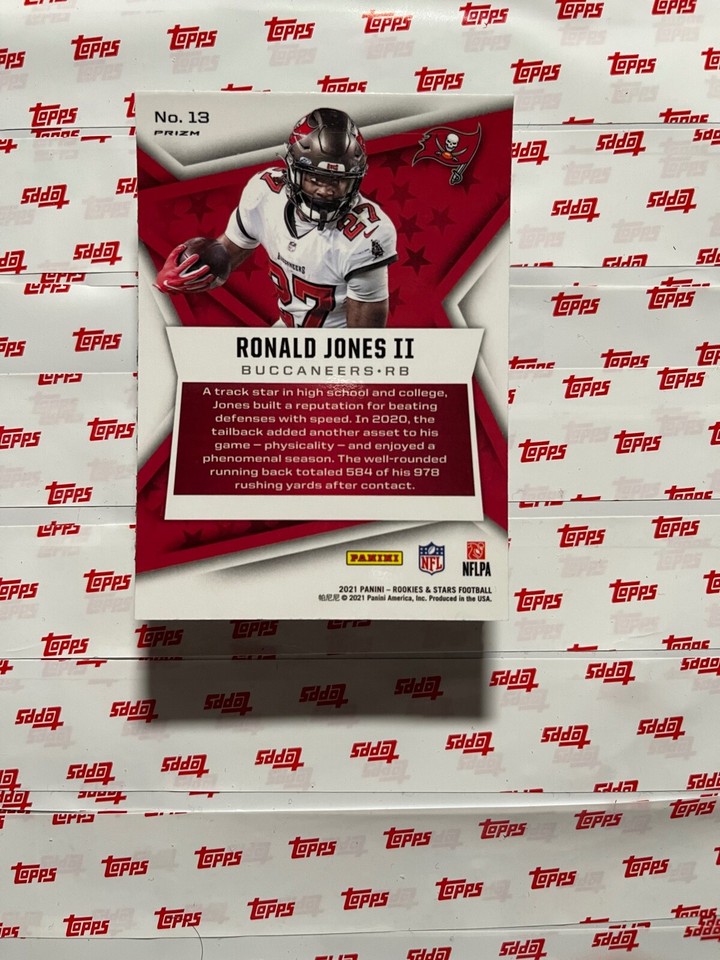 2021 Rookies & Stars RONALD JONES II Pulsar Prizm Parallel #13 ...