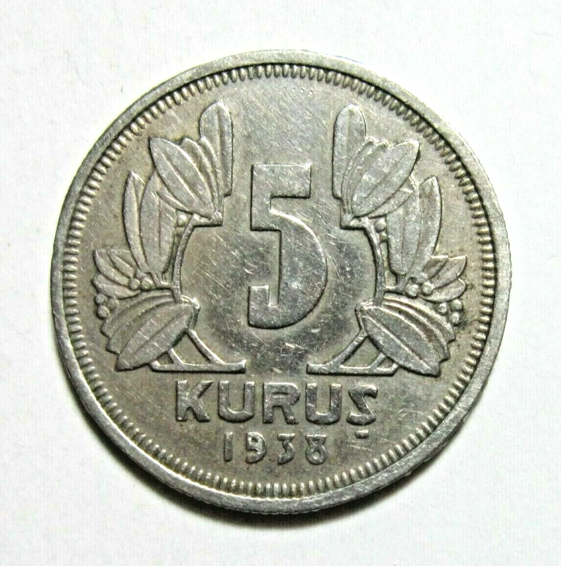 Turkey Coin Turkish 25 Kurus President Mustafa Kemal