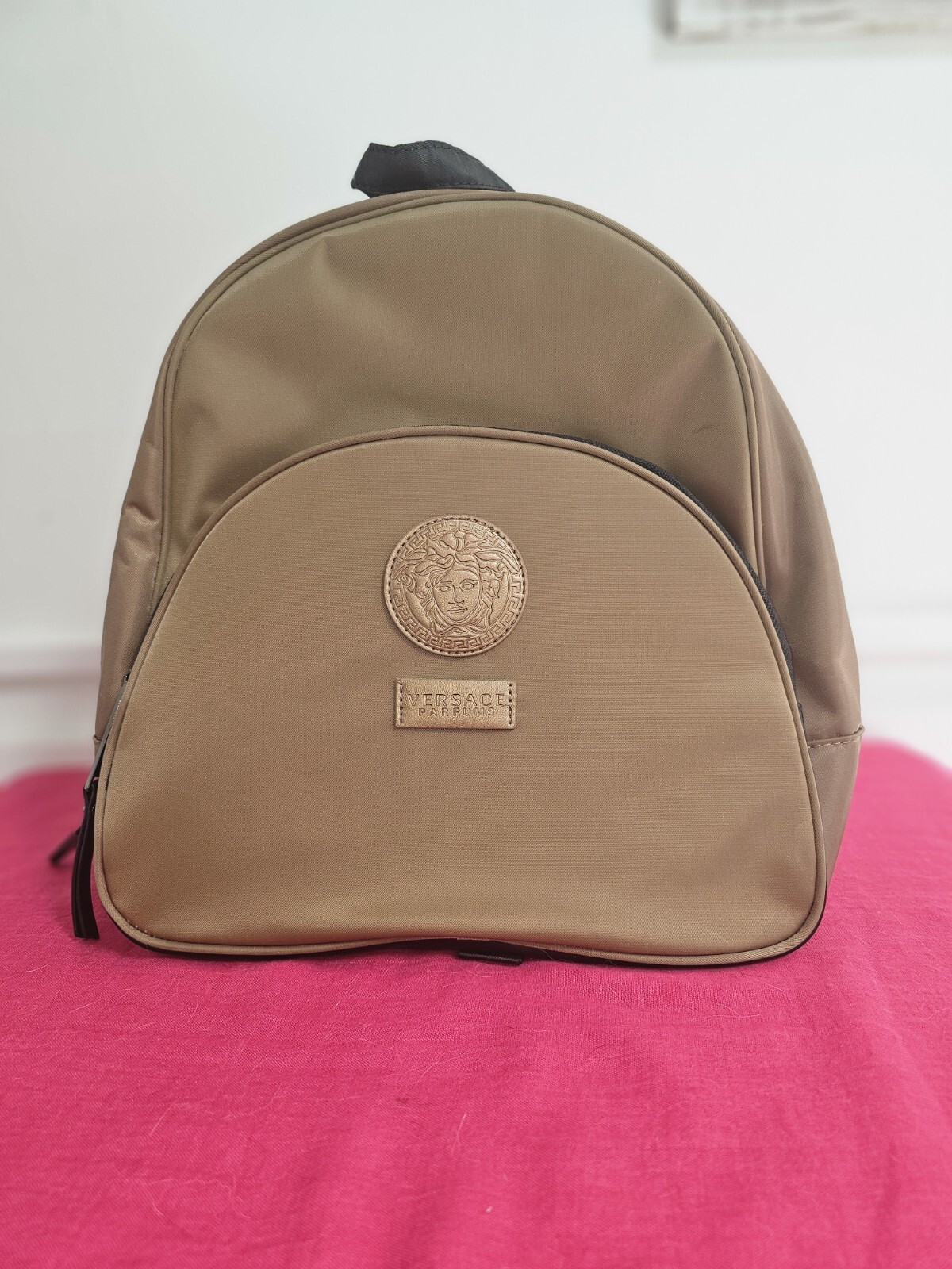 Brown Versace Parfums Madusa Backpack - Gem