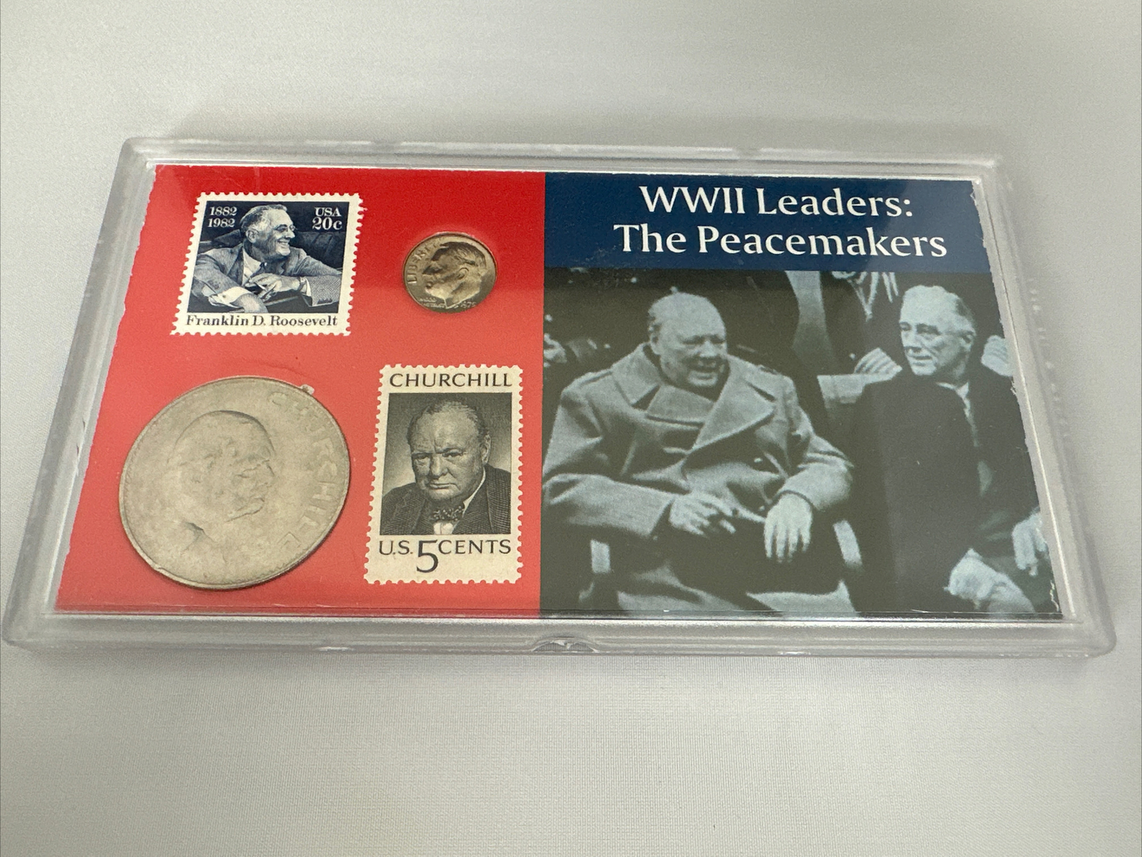 WW2 Leaders The Peacemakers Coin and Stamp Set Roosevelt Churchill ...