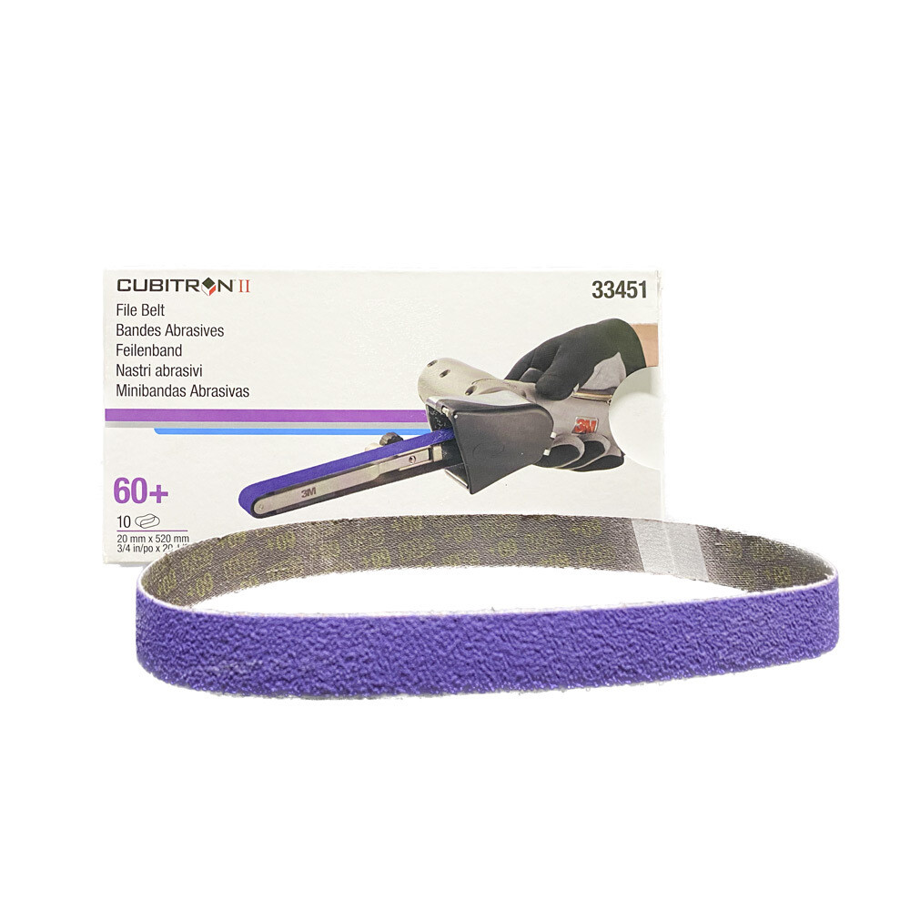 3M 33451 Cubitron II File Belt P60+ 10 Pack | eBay
