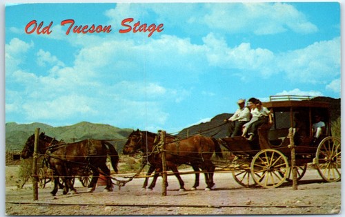 Postcard - "Old Tucson Stage" - Old Tucson, Arizona | eBay