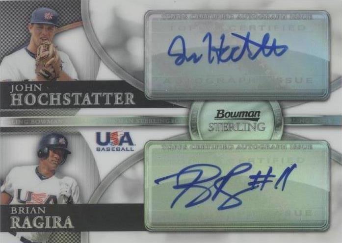2010 Bowman Sterling - USA Baseball Dual Autographs Brian Ragira, John ...