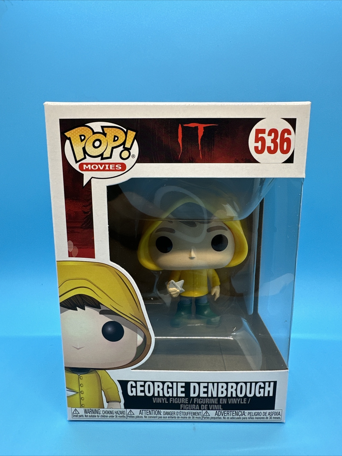 Funko+Pop%21+Movies%3A+It+-+Georgie+Denbrough+Figure+Bubble+Head+ ...