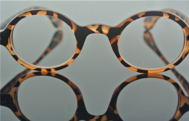 Vintage Small Round Eyeglass Frames Glasses Full Rim Spectacles Eyewear ...