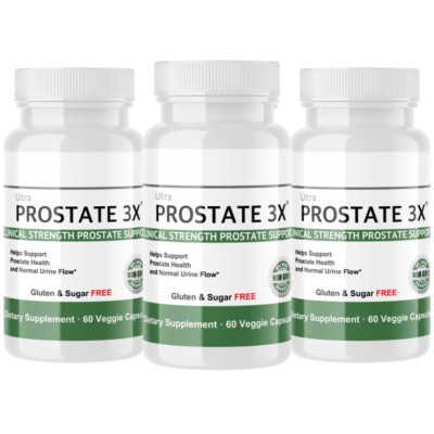 Ultra Prostate 3x Clinical Strength Prostate Help Prostate Health - 3 ...