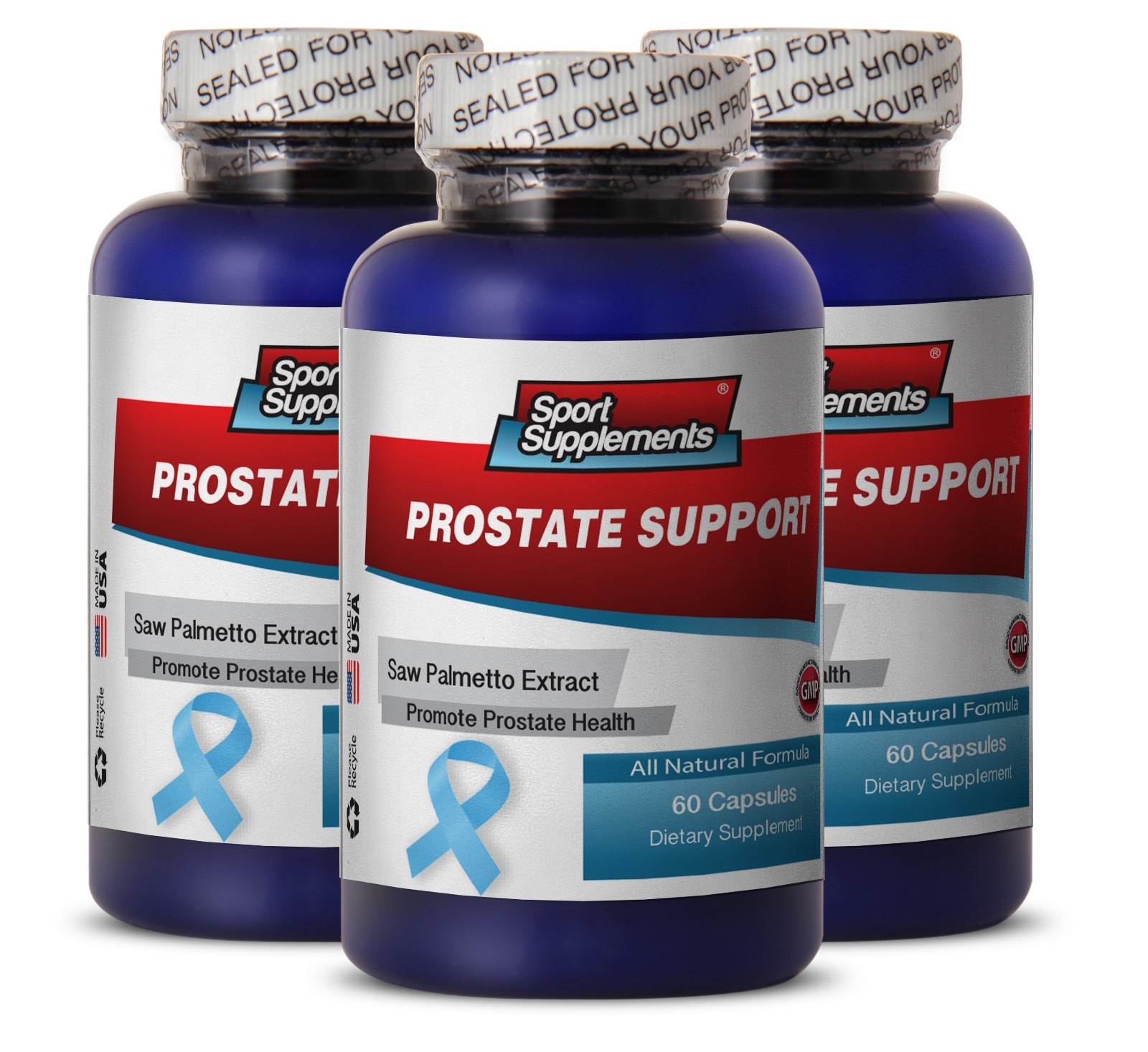 Prostate Support with Saw Palmetto Extract, Zinc - Supreme Capsules 3B ...