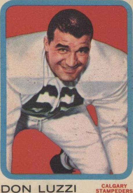1963 Topps CFL Don Luzzi #15 for sale | eBay
